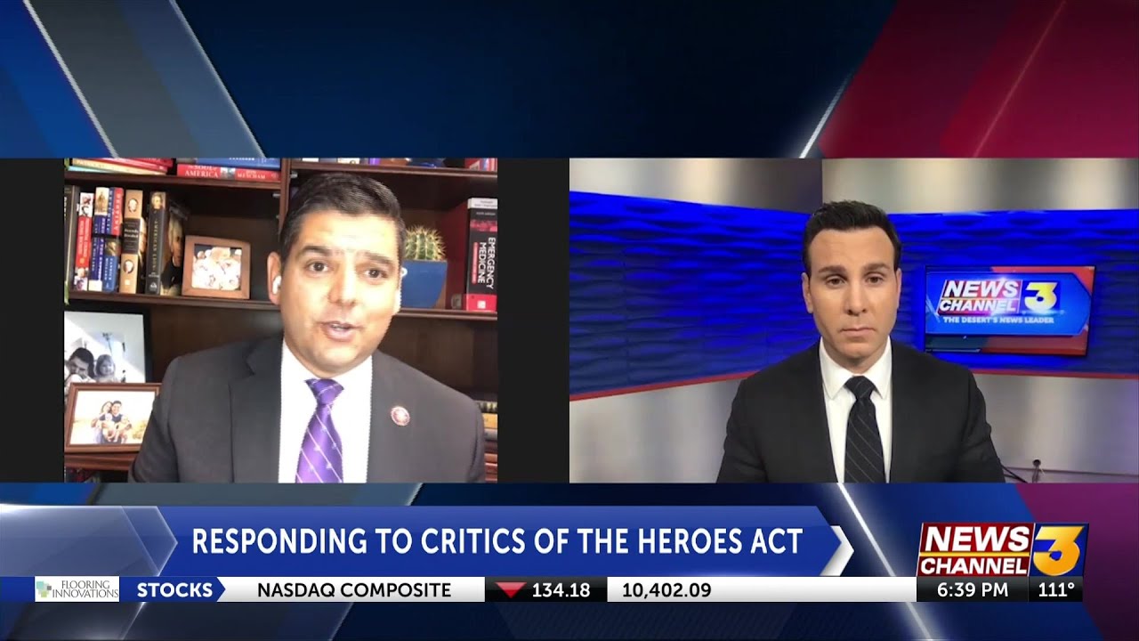 Congressman Ruiz talks stimulus proposals - YouTube