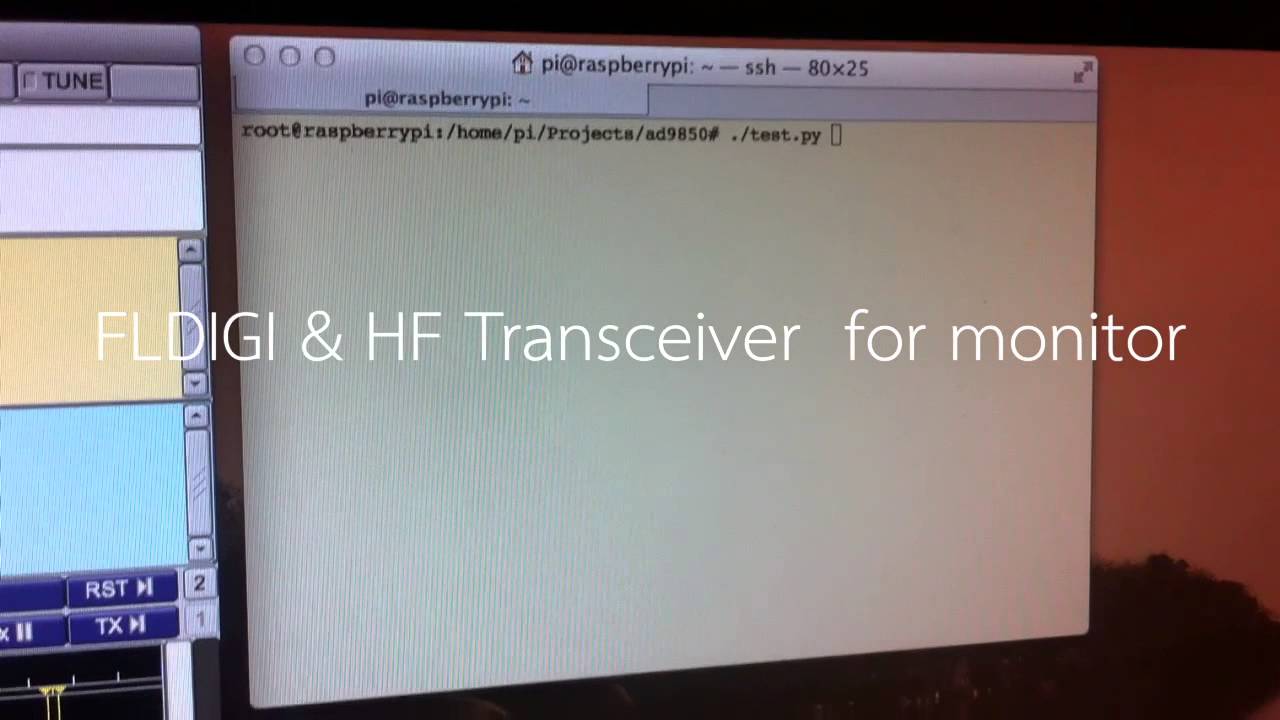 RaspberryPi AD9850 CW - YouTube