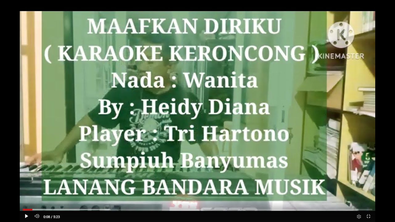 MAAFKAN DIRIKU, KARAOKE KERONCONG, HEIDY DIANA, TRI HARTONO, LANANG ...