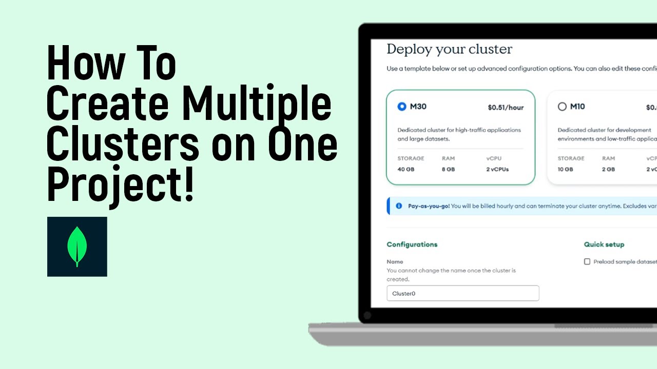 How to Create Multiple Clusters on One Project in Mongo DB [easy] - YouTube
