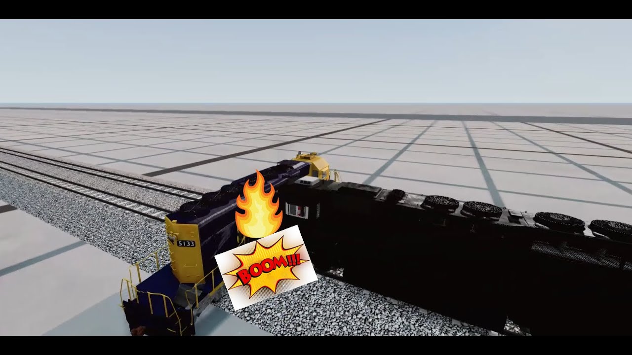 BeamNg Drive Train Crashes Short - YouTube