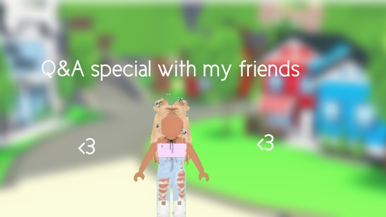 Q&A with my friends!! *adopt me* - YouTube