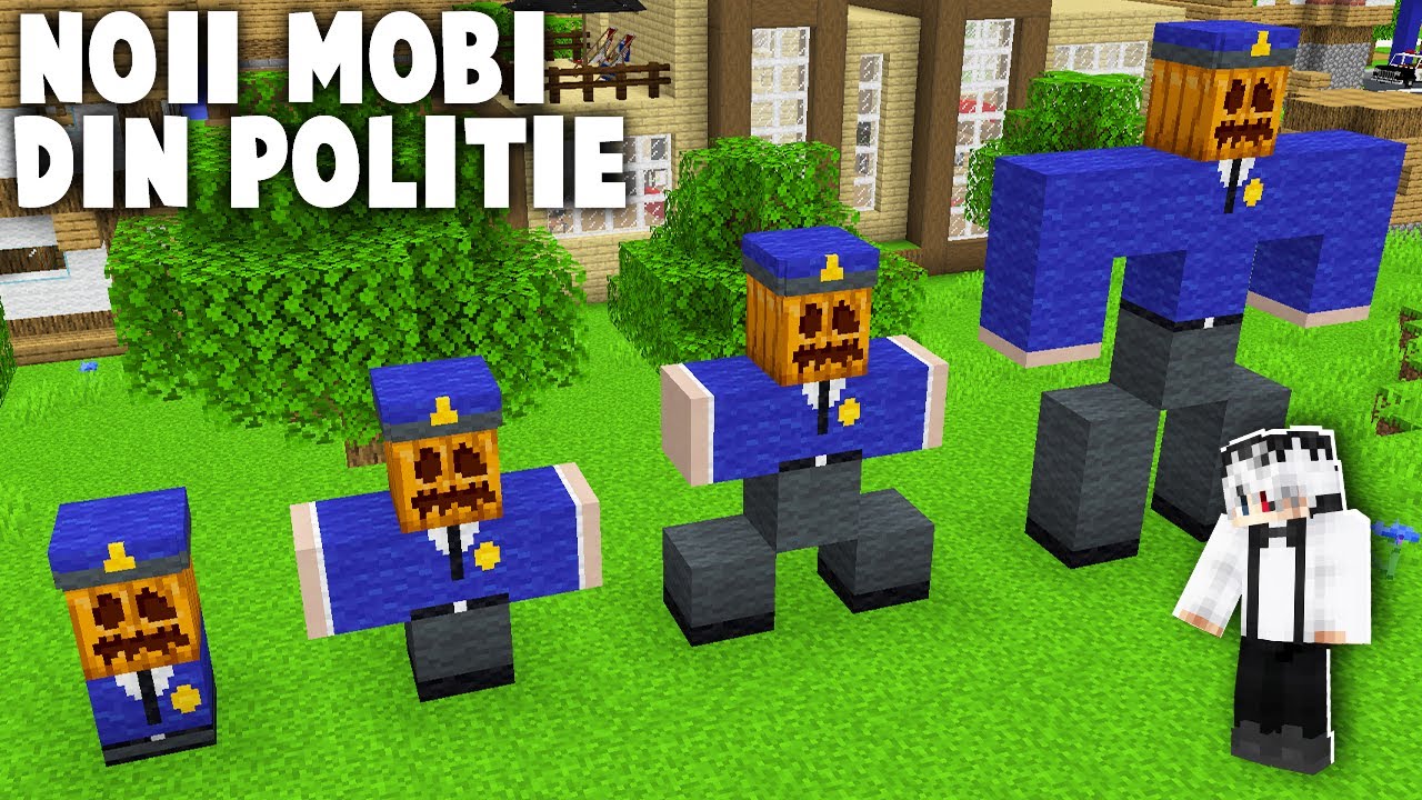 Am Gasit NOII MOBI de POLITIE din MINECRAFT ! - YouTube