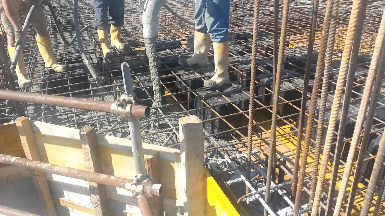 Costruzione In Calcestruzzo Colato
