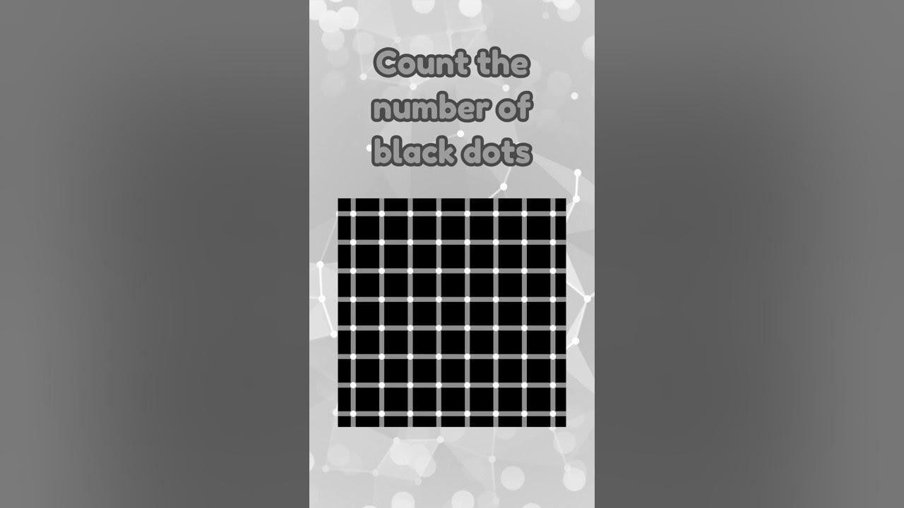 Scintillating Grid Illusion Explained! 🤯 Fun Optical Trick for Kids # ...
