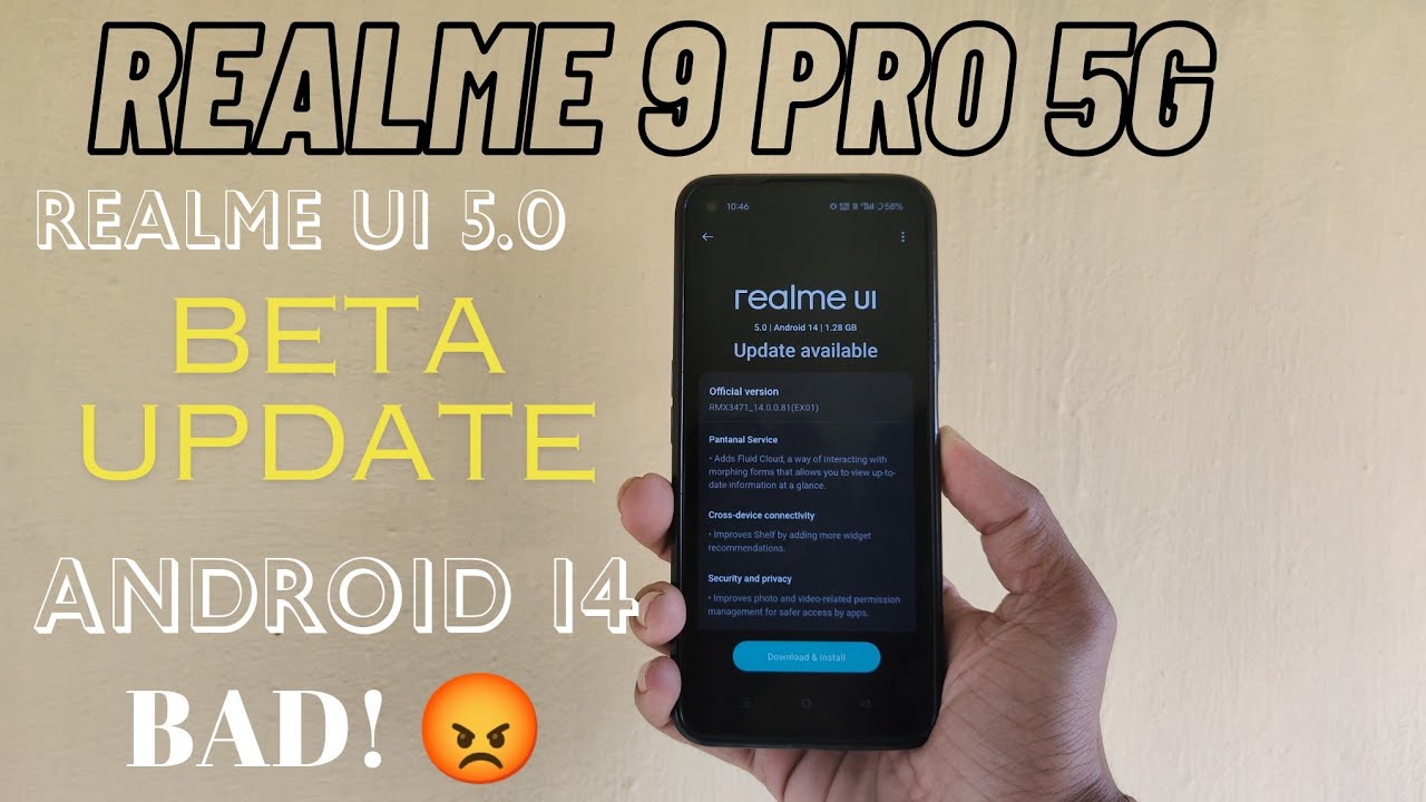 REALME 9 PRO 5G ANDROID 14 BETA UPDATE WITH REALME UI 5.0 - YouTube