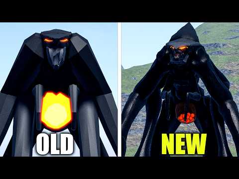 Female Muto Old Vs New Remodel Comparison | Kaiju Alpha