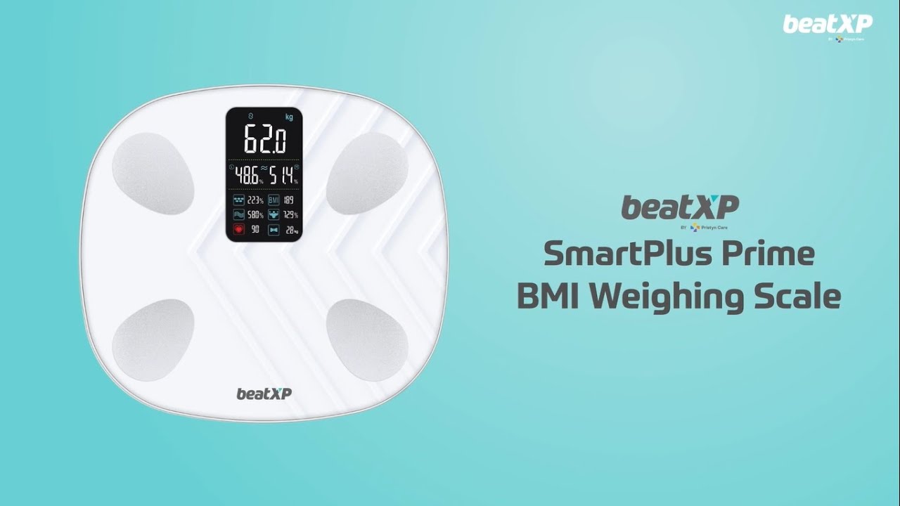 SmartPlus Prime Weight Machine with BMI & Body Fat Analyzer | White ...