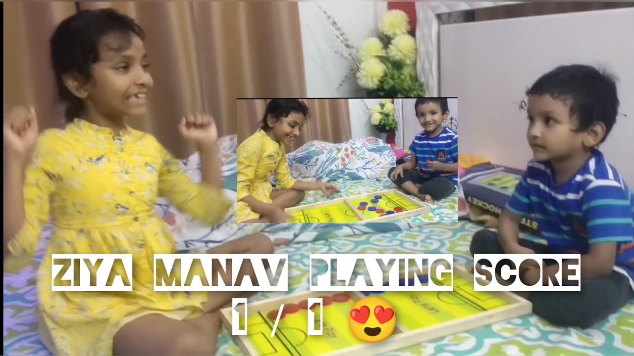 Kids indore Game (Ziya vs Manav) - YouTube