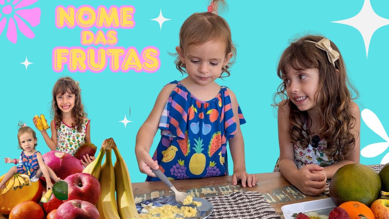 NANDA ACERTOU O NOME DAS FRUTAS...OU QUASE ISSO !! - YouTube