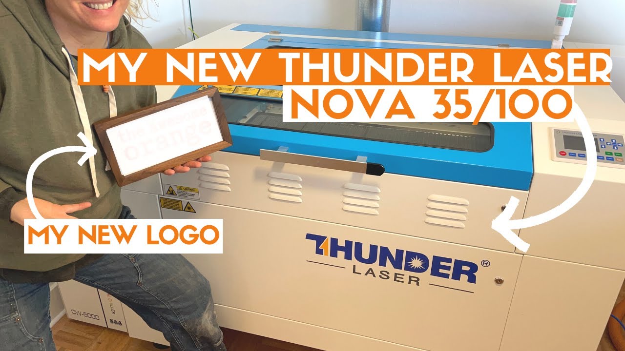 My NEW Logo & NEW Laser | Thunder NOVA 35/100 - YouTube