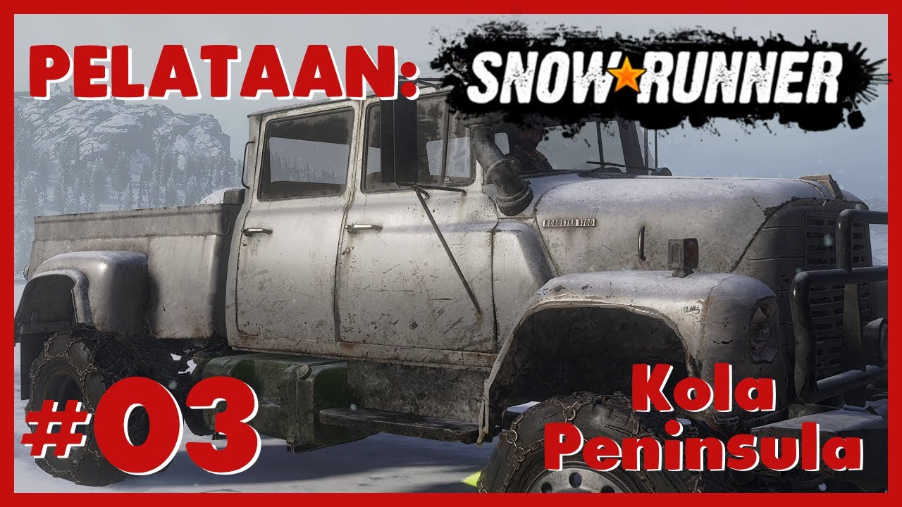 Pelataan: SnowRunner DLC #03 - Loadstar 1700, vanha sotaratsu. - YouTube