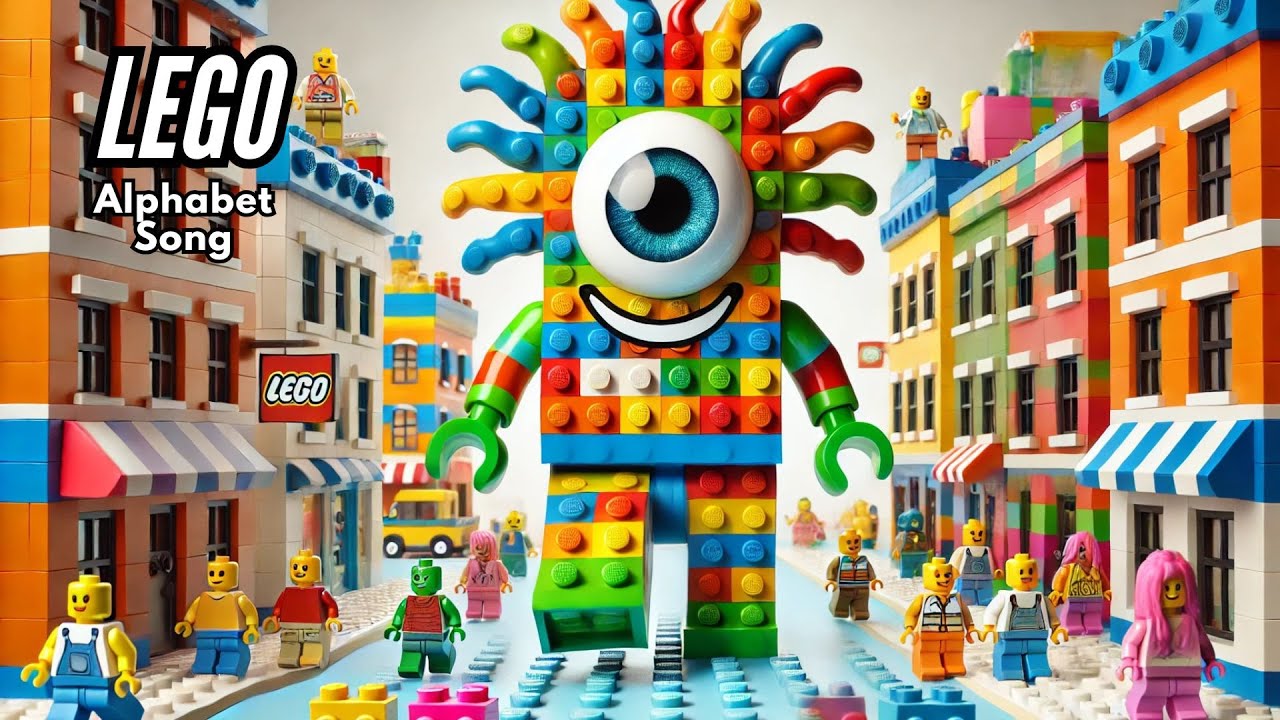 Fun Lego Alphabet Song for Kids | Learn ABCs with Colorful Lego ...