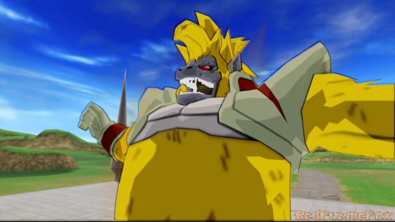 BABY VEGETA Scimmione vs Grande Scimmia Ozaru- DBZ Tenkaichi 3 Voci ITA ...