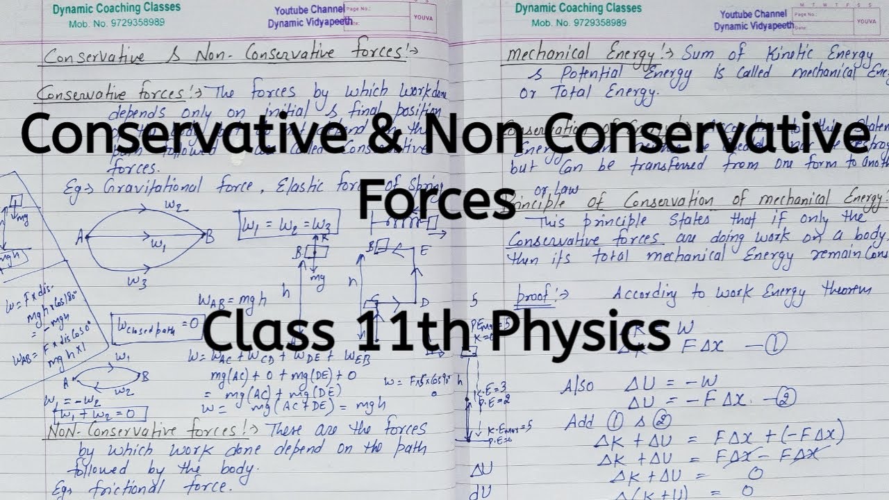 Conservative And Non Conservative Forces Chapter 5 Work Energy And conservative-and-non-conservative-forces-chapter-5-work-energy-and