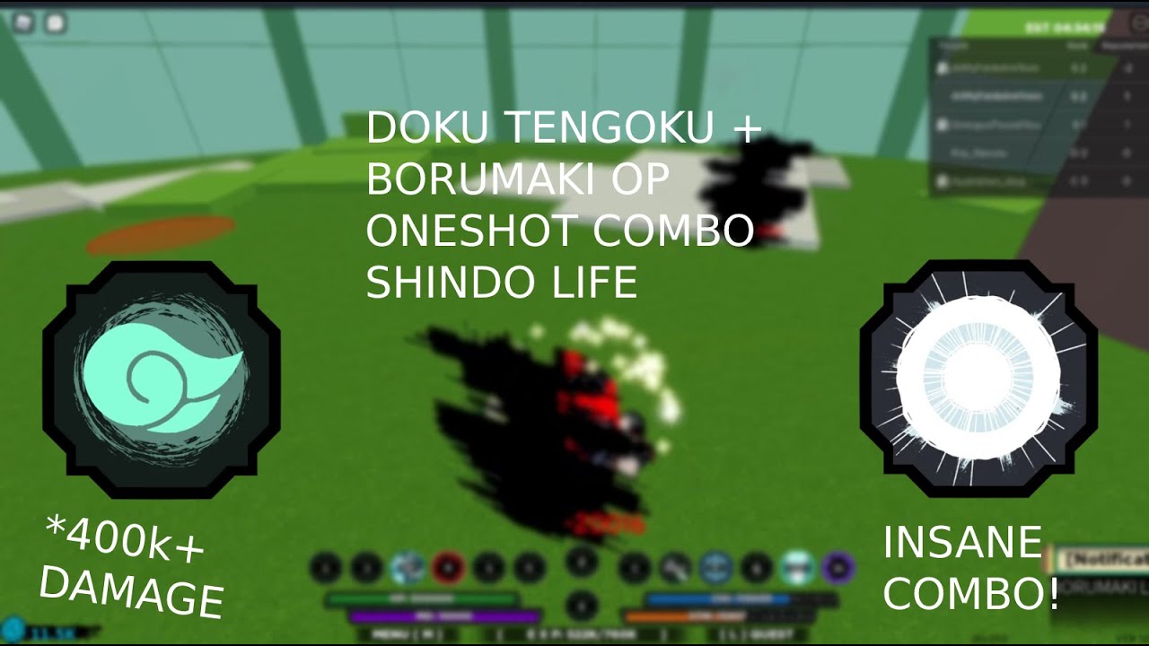 DOKU TENGOKU + BORUMAKI OP ONESHOT COMBO | Shindo Life Roblox - YouTube