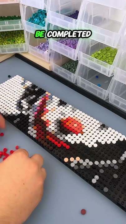 Adding one stud for every SUB! #lego #shorts #legoartist - YouTube