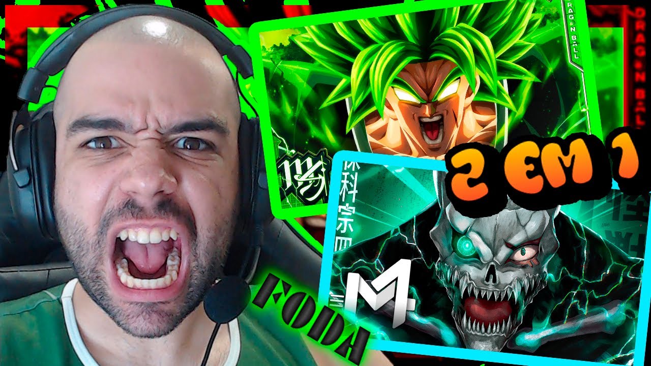 2 EM 1 - CARECA DE CABELO VERDE VENDO Broly (Dragon Ball Super + Kafka ...