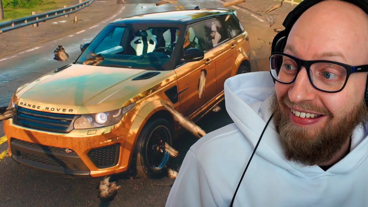 Guld Range Rover med 3 SWAT teams efter mig - YouTube