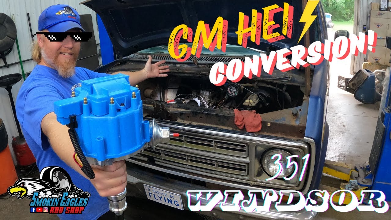 HOW TO Upgrade your 351 Windsor to a GM HEI Distributor! #vanlife # ...