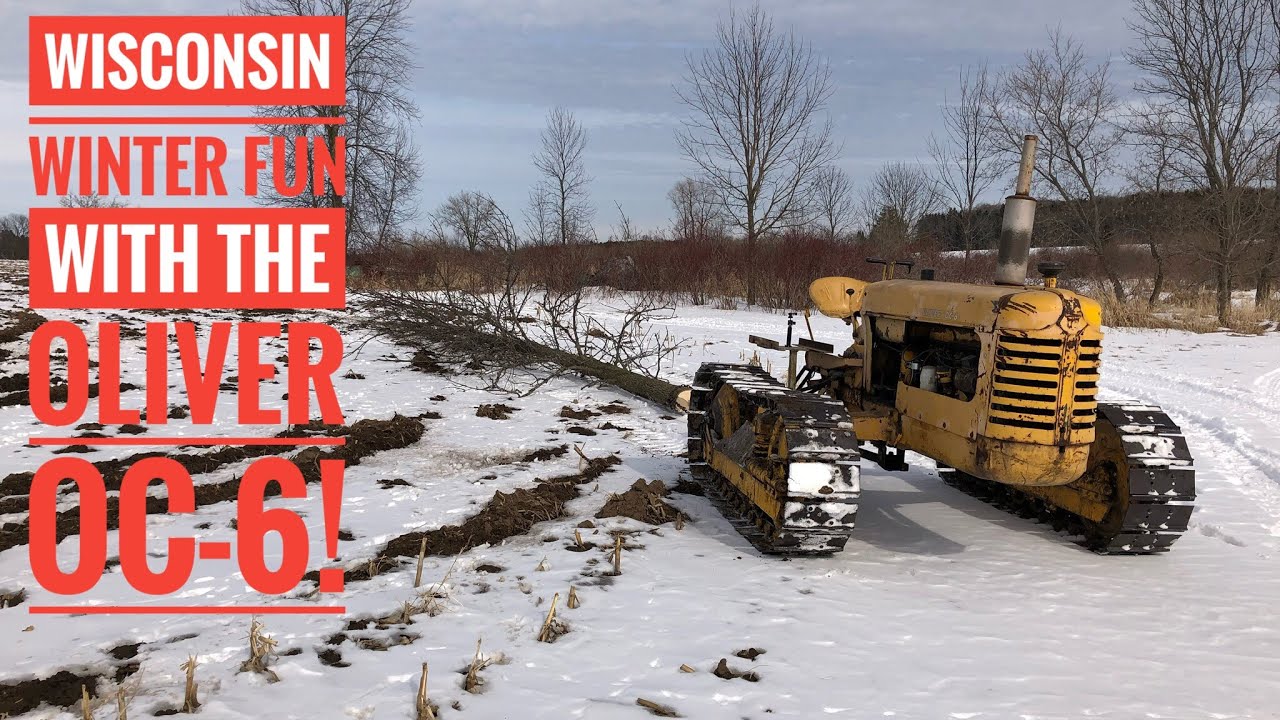 Oliver OC-6: The Tree Machine! Watch The Crawler Pull Another Tree And ...