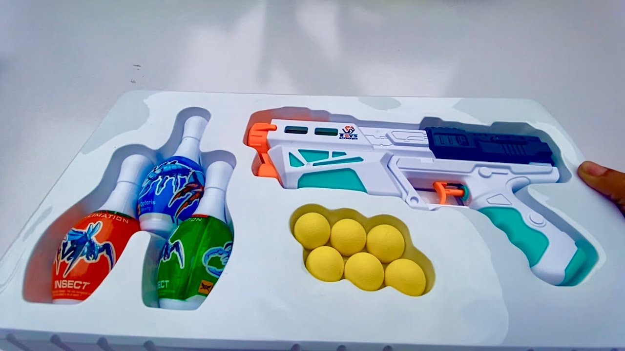 Water Shooting Gun Unboxing and testing 😍 - YouTube