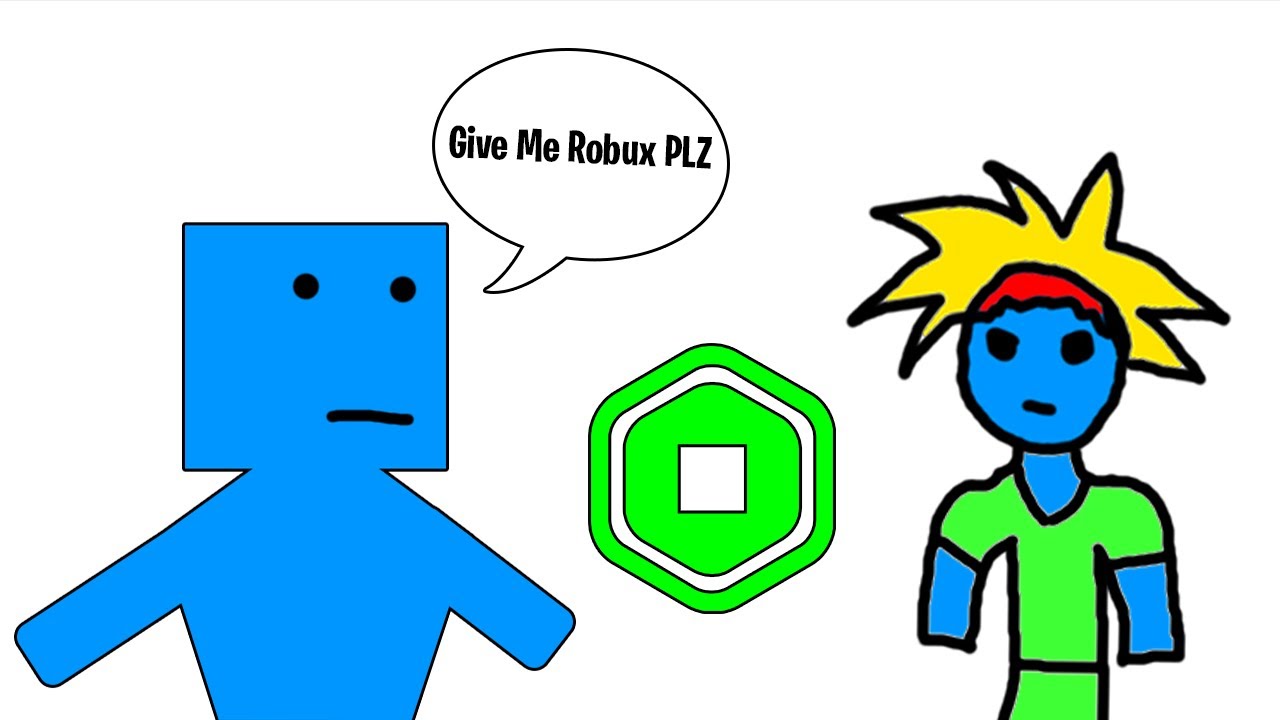 Asking Your Friends For Robux - YouTube