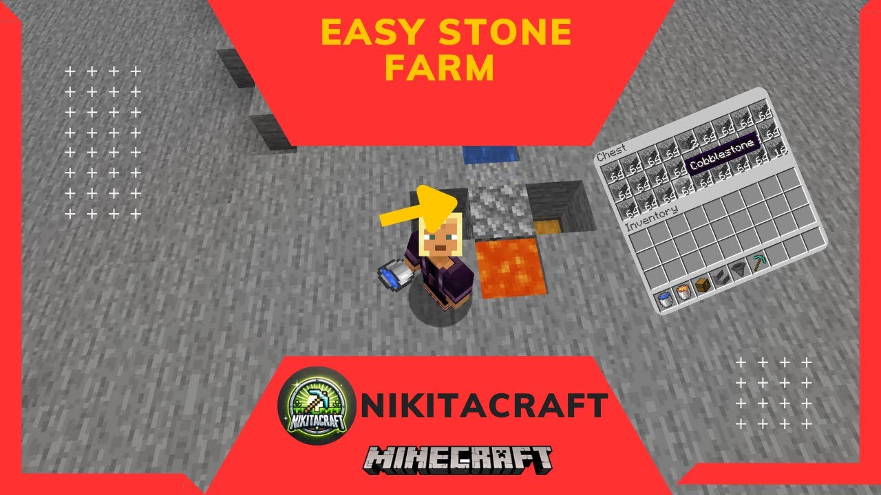 Quick And Easy Stone Generator For Minecraft - YouTube