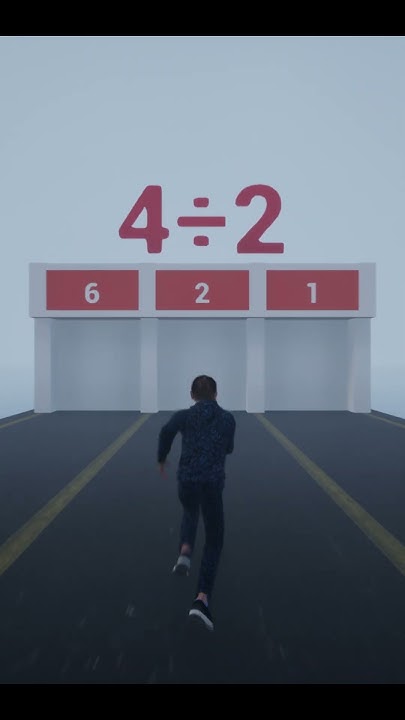 Running Mathematician I Mathematical Division Game I ÷2 Part 4 - YouTube