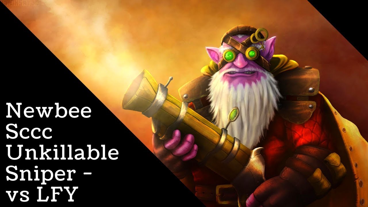 Dota 2 - Newbee Sccc - Unkillable Sniper vs LFY - TI7 WB Finals - YouTube