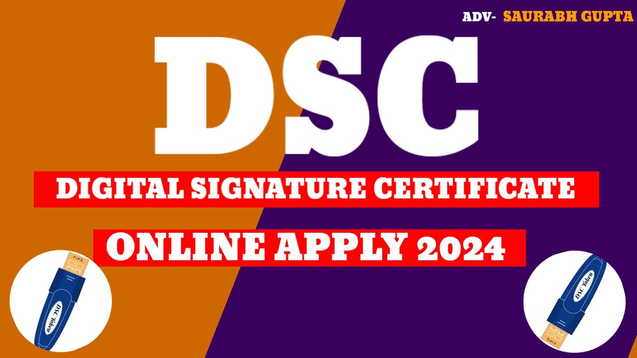 Digital Signature Certificate Online Apply 2024 | Online Digital ...