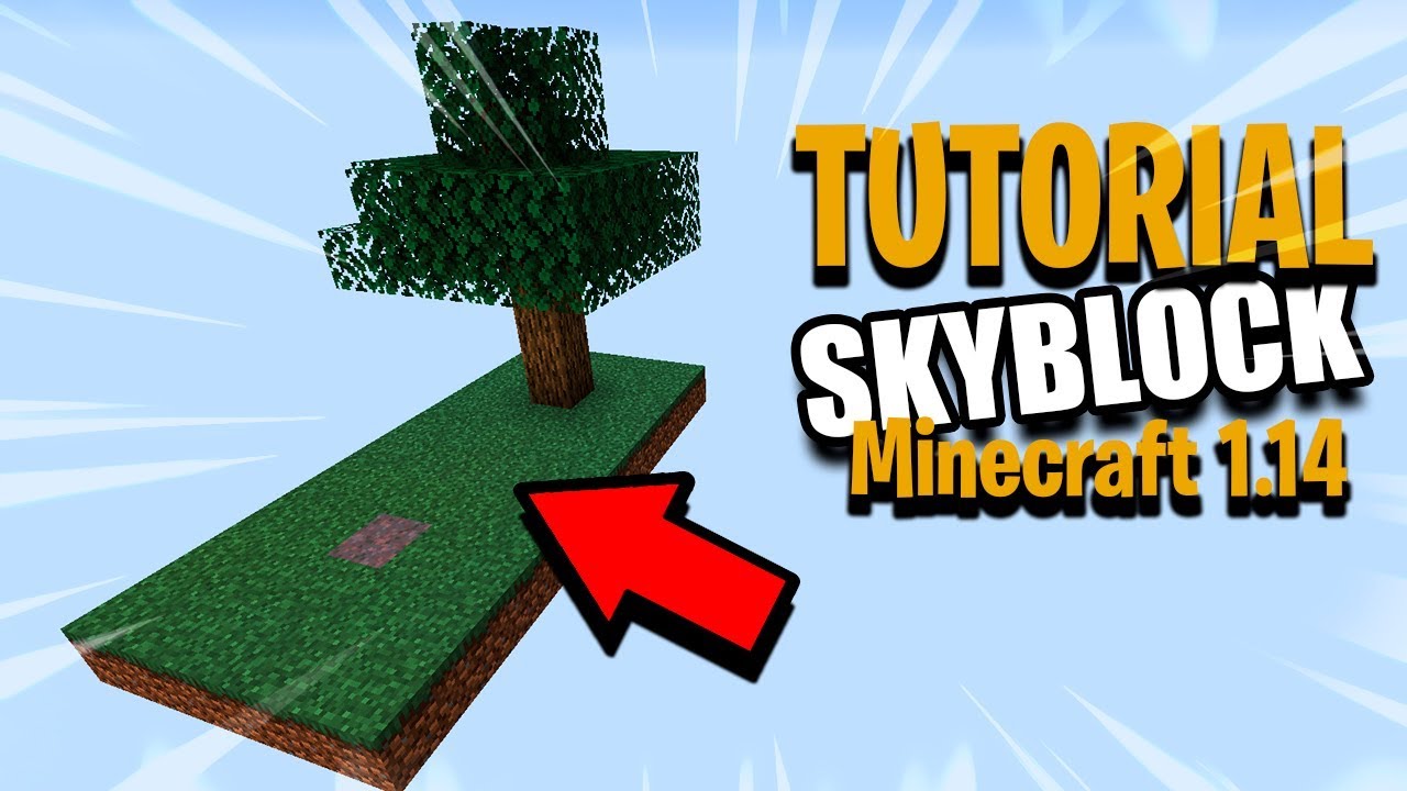 Como Instalar Mapa Skyblock Minecraft 1.14 - YouTube