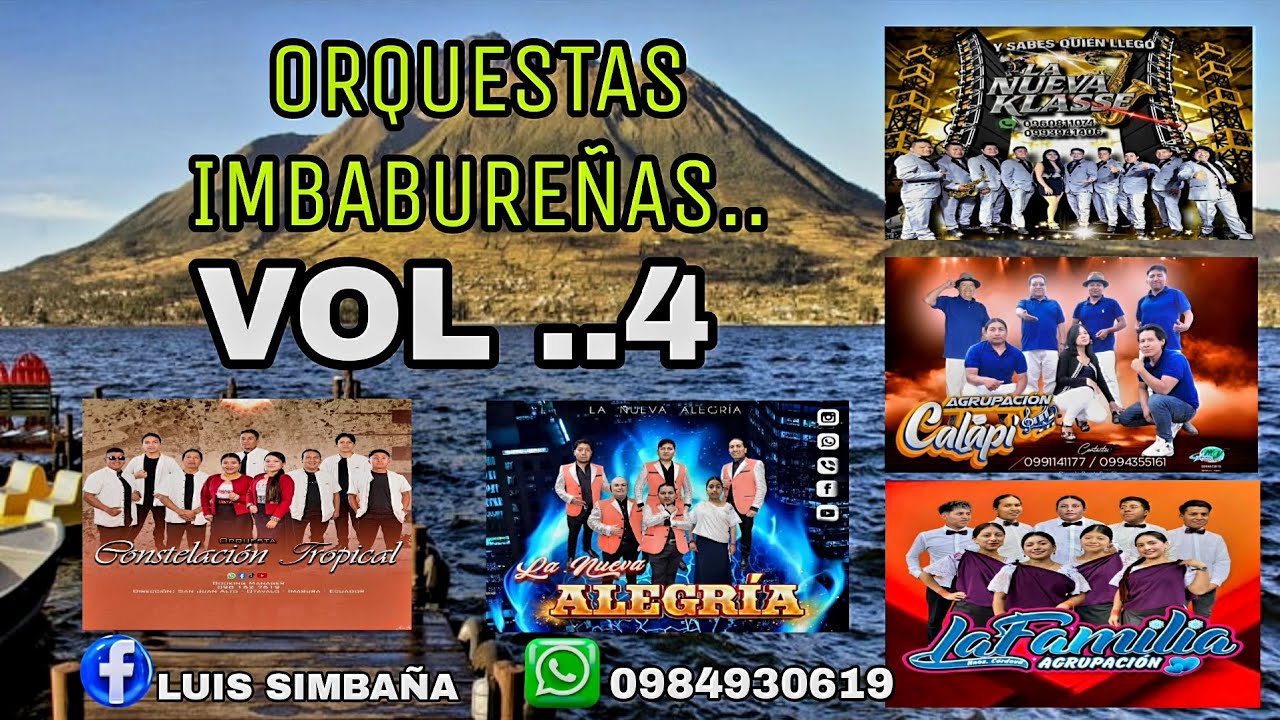 Orquestas de imbabura mix 2025 - Vol 4 - MR LUIS Dj 0984930619 # ...