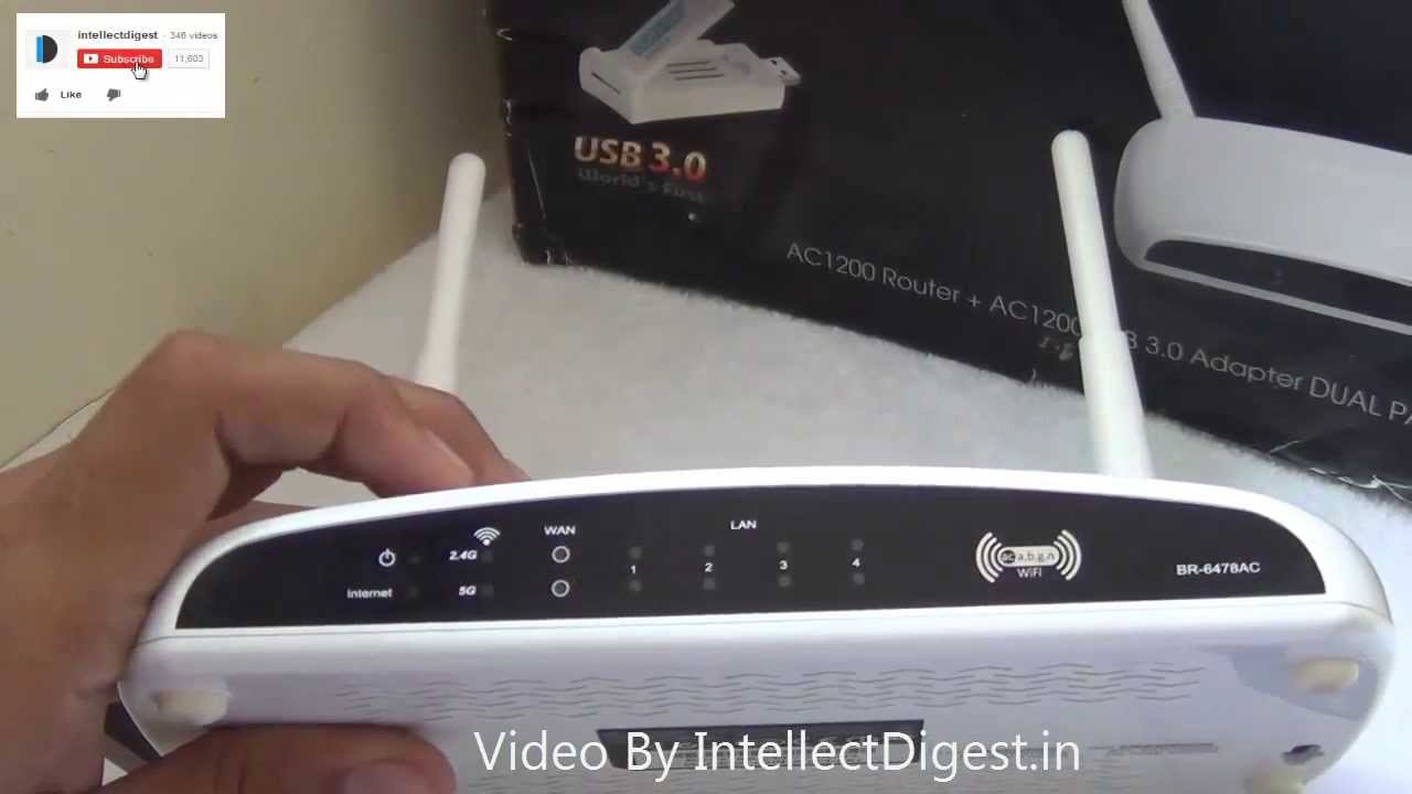 Edimax AC 1200 Wireless Router - YouTube