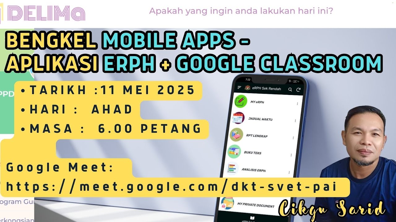 Tajuk: Bengkel Mobile Appsheet | Aplikasi eRPH + Google Classroom - YouTube