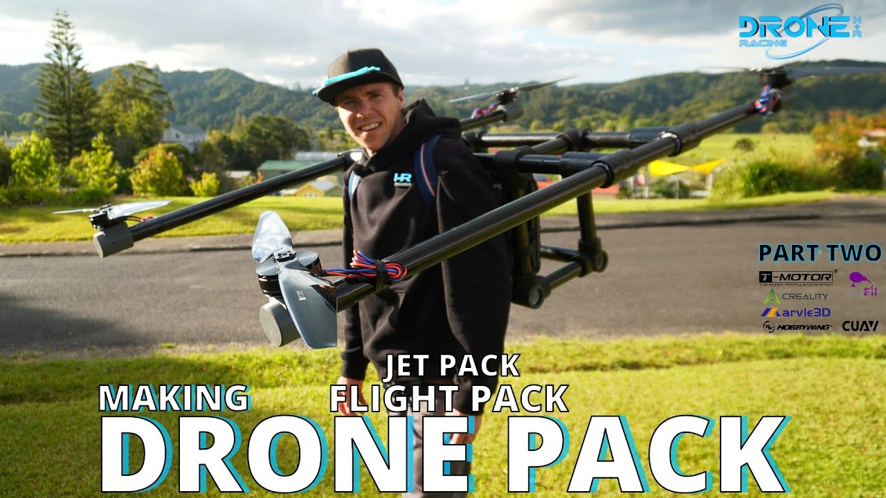 THE DRONE PACK: THE ULTIMATE JET PACK WEARABLE FLIGHT SYSTEM - YouTube