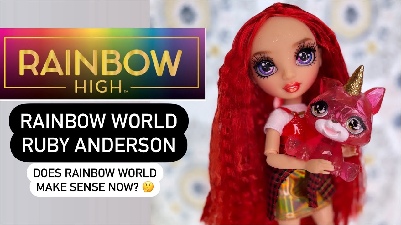 Rainbow High Rainbow World Ruby doll unboxing and review! - YouTube