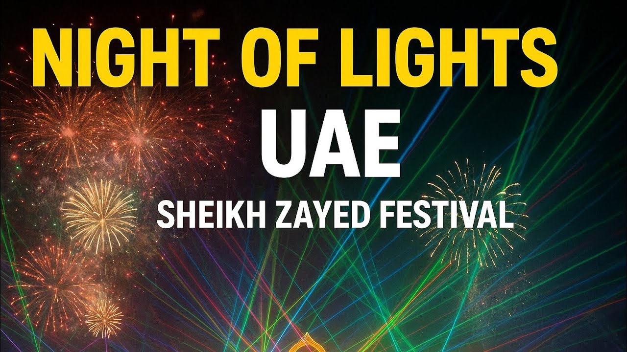 UAE National Day 2025 Fireworks & Laser Show at Sheikh Zayed Festival ...