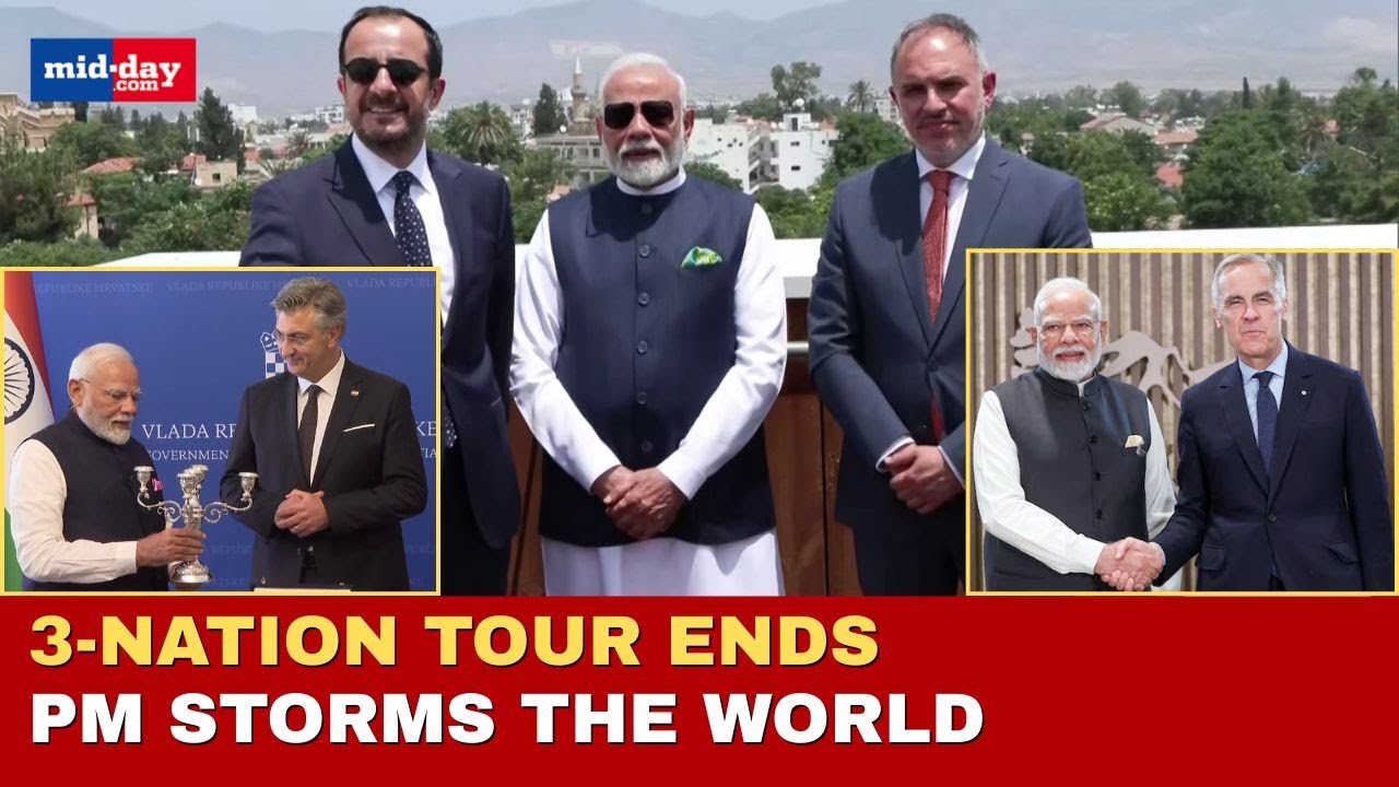 PM Narendra Modi Returns After 3-Nation Power Tour | Canada, Croatia ...