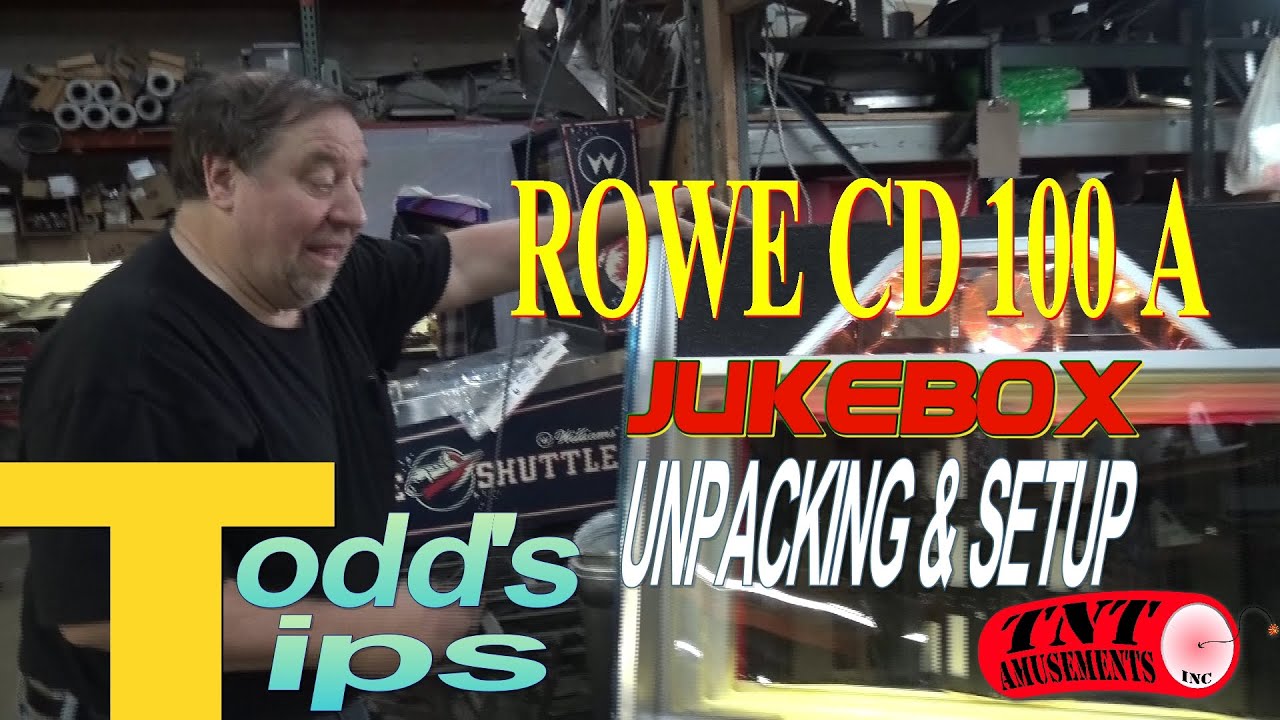 #815 ROWE CD 100A JUKEBOX and How To Unpack & SetUp! TNT Amusements ...