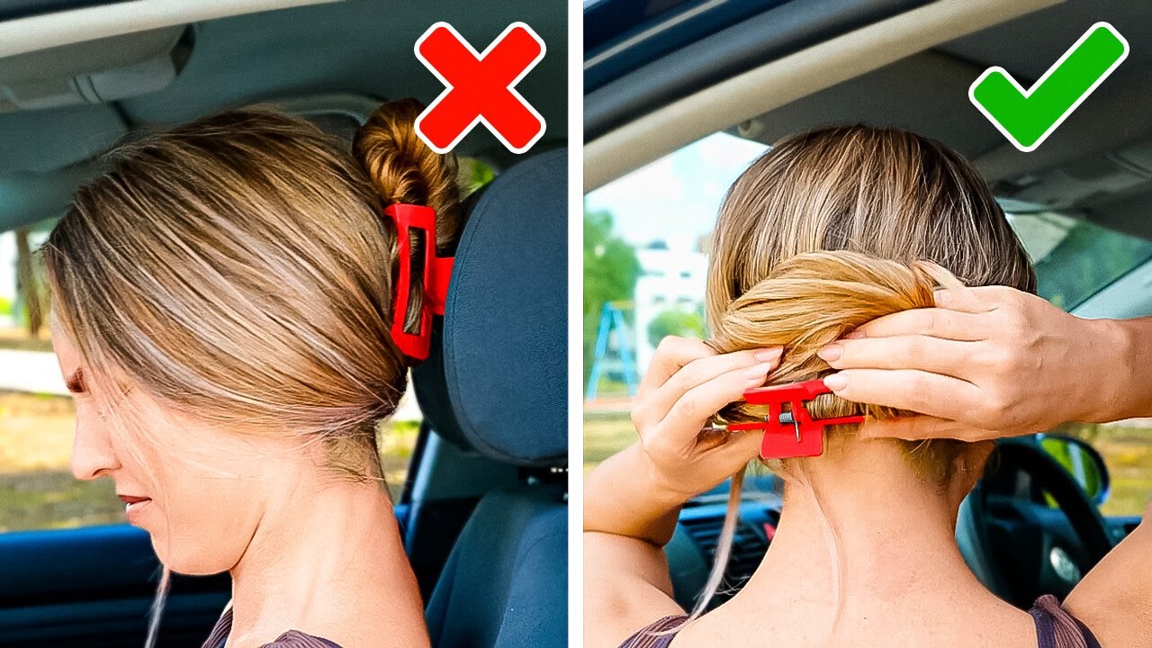 💇‍♀️ Easy Hairstyles & Random Hacks to Look Good Anytime! - YouTube