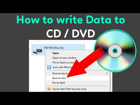 How to write cd dvd in windows 10 | How to burn CD in Windows 10 without any software
