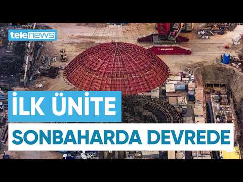 Akkuyu’da Tarihi Eşik Geçildi | 2. Ünitenin Dev Kubbesi Başarıyla Yerleştirildi | Telenews TV