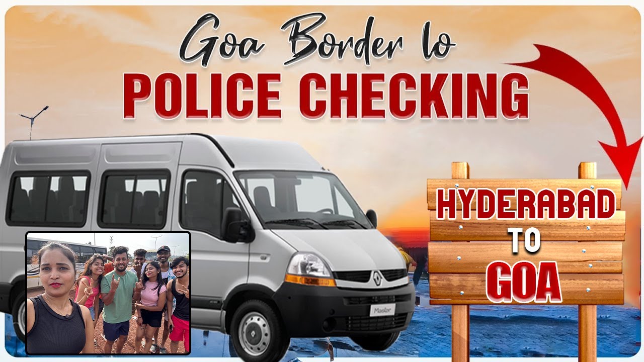 Goa border lo police checking || ft.Crazyshalini || Goa Police - YouTube