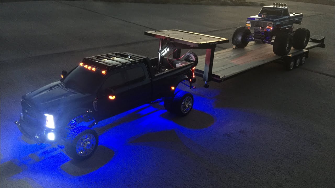 Rock RGB Light Kit installed on my CEN F-450 - YouTube