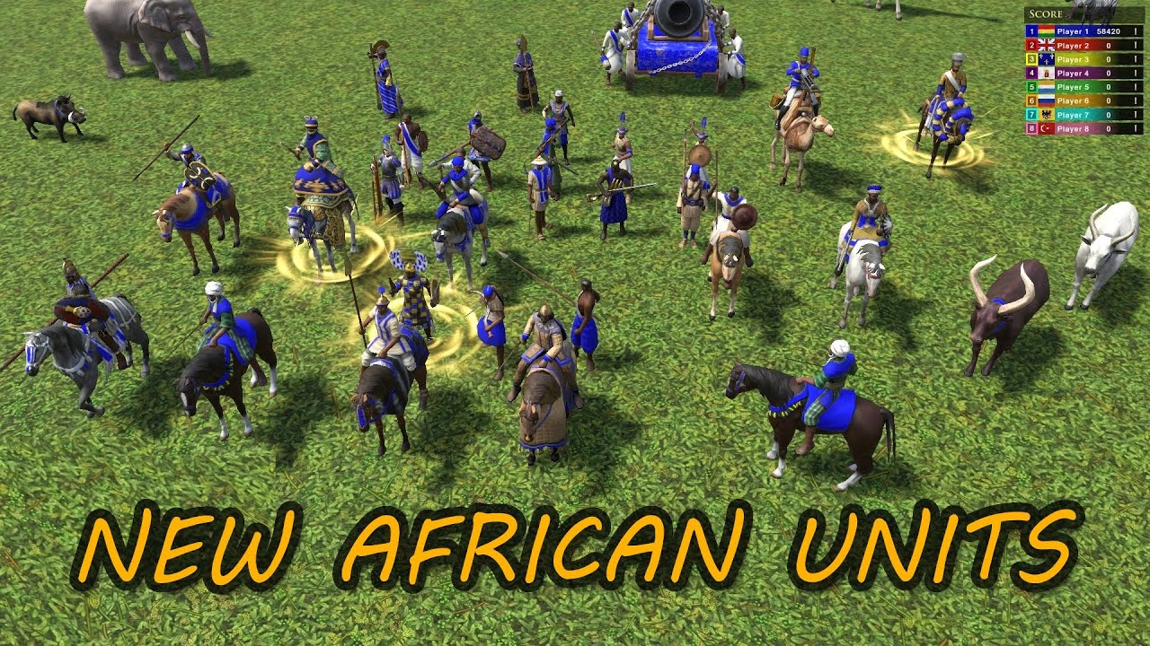 NEW AFRICAN Units, Mercs and Warships | AoE3 DE stats & unit ...