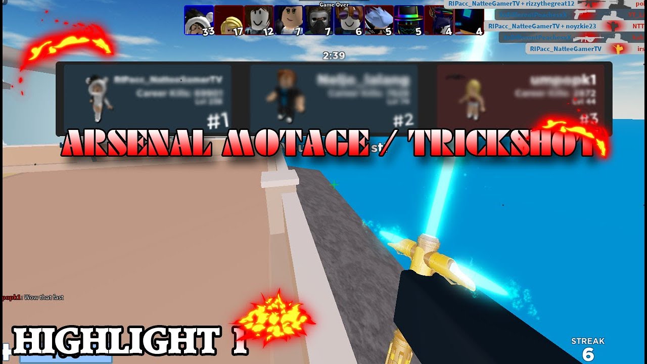 🔥ROBLOX : ARSENAL | Ping โคตรเยอะ | HIGHLIGHT #1🔥 - YouTube