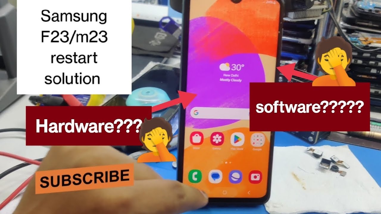 fix Samsung F23 5g hang on logo/auto restart #solution #samsung # ...
