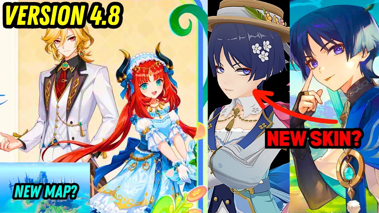 NEW UPDATE!! WANDERER & NILOU SKINS AND A NEW MAP IN VERSION 4.8 OF ...