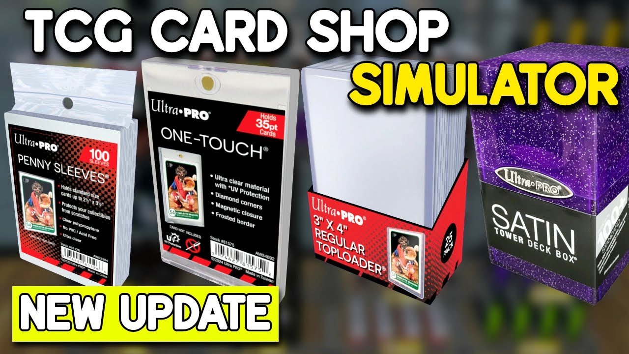 NEW Expansion & Real Life Merch UPDATE In TCG CARD SHOP SIMULATOR ...
